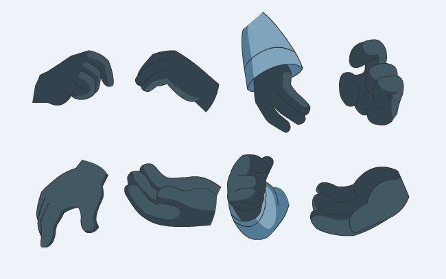 动画人物手部造型动作flash源码6_漫品狗_MG动画短片素材_flash源文件_动漫矢量图免费素材网