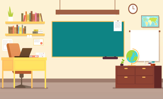 教室动画场景插图_漫品狗_MG动画短片素材_flash源文件_动漫矢量图免费素材网